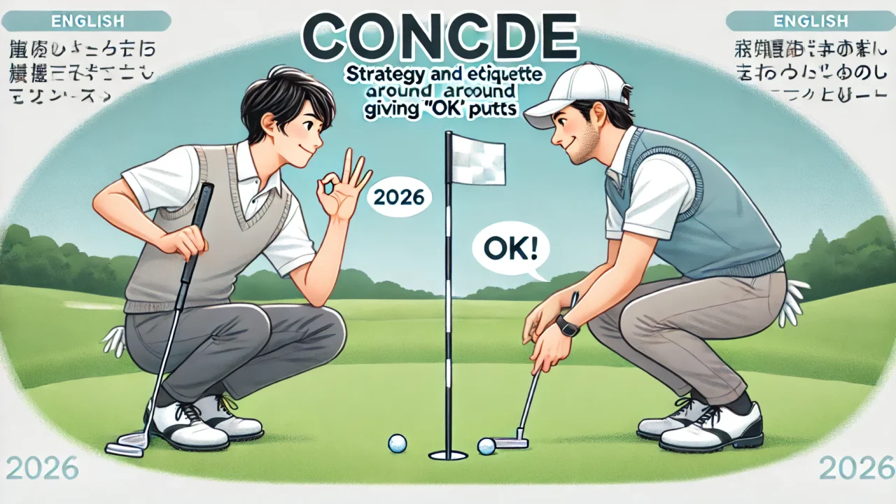 ゴルフのマッチプレーで頻出するコンシードの意味と正しいルールの使い方｜ゴルフアイテムボックス